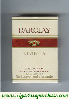 Barclay Rich Taste cigarettes