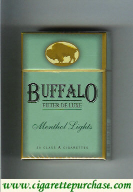 Buffalo Ultra Lights cigarettes Filter De Luxe