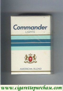 Commander Lights cigarettes American Blend