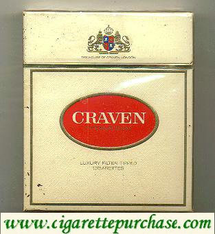 Craven Export filter cigarettes