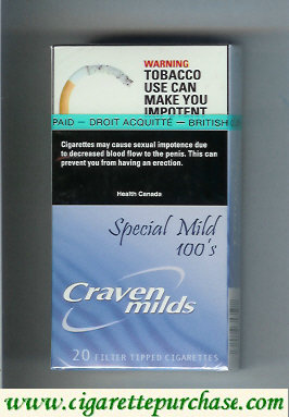 Craven Menthol Special Mild cigarettes