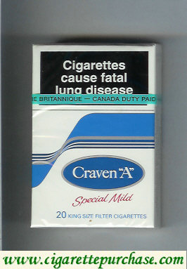 Craven A with wave Special Mild cigarettes