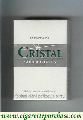 Cristal Menthol Super Lights cigarettes