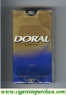 Doral Splendidly Blended Full Flavor 100s cigarettes soft box