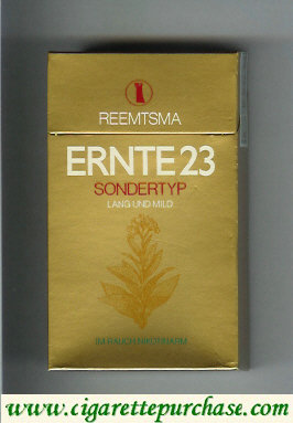 Ernte 23 Filter cigarettes hard box